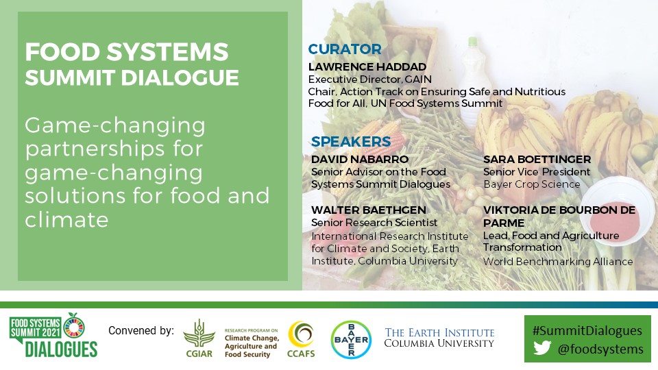 Explore Dialogues - Food Systems Summit Dialogues