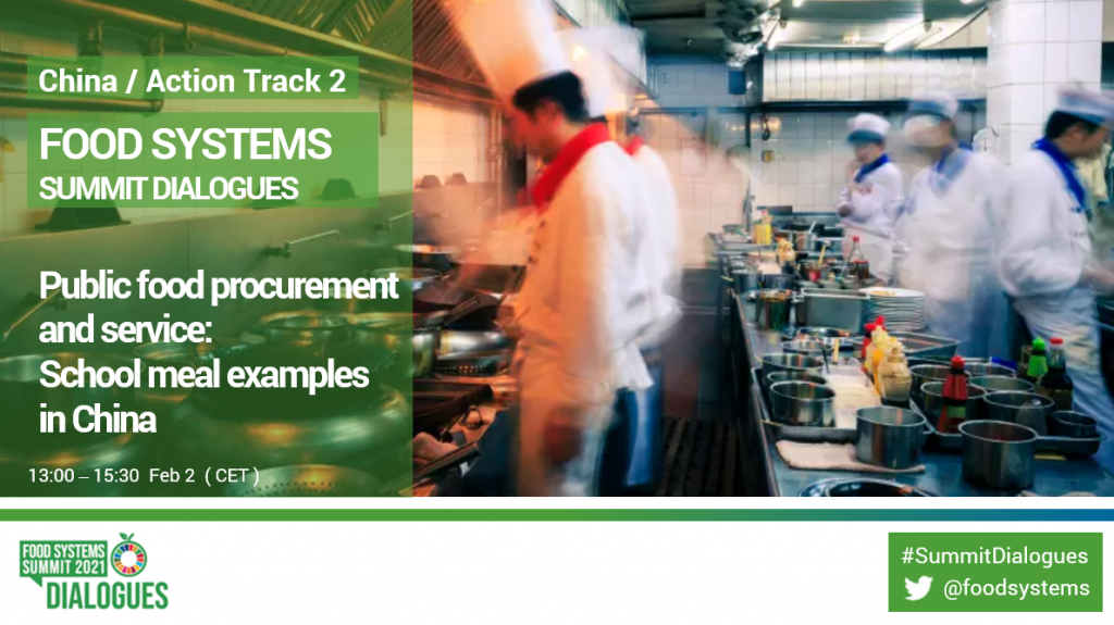 Public food procurement and service: school meal examples in China ...