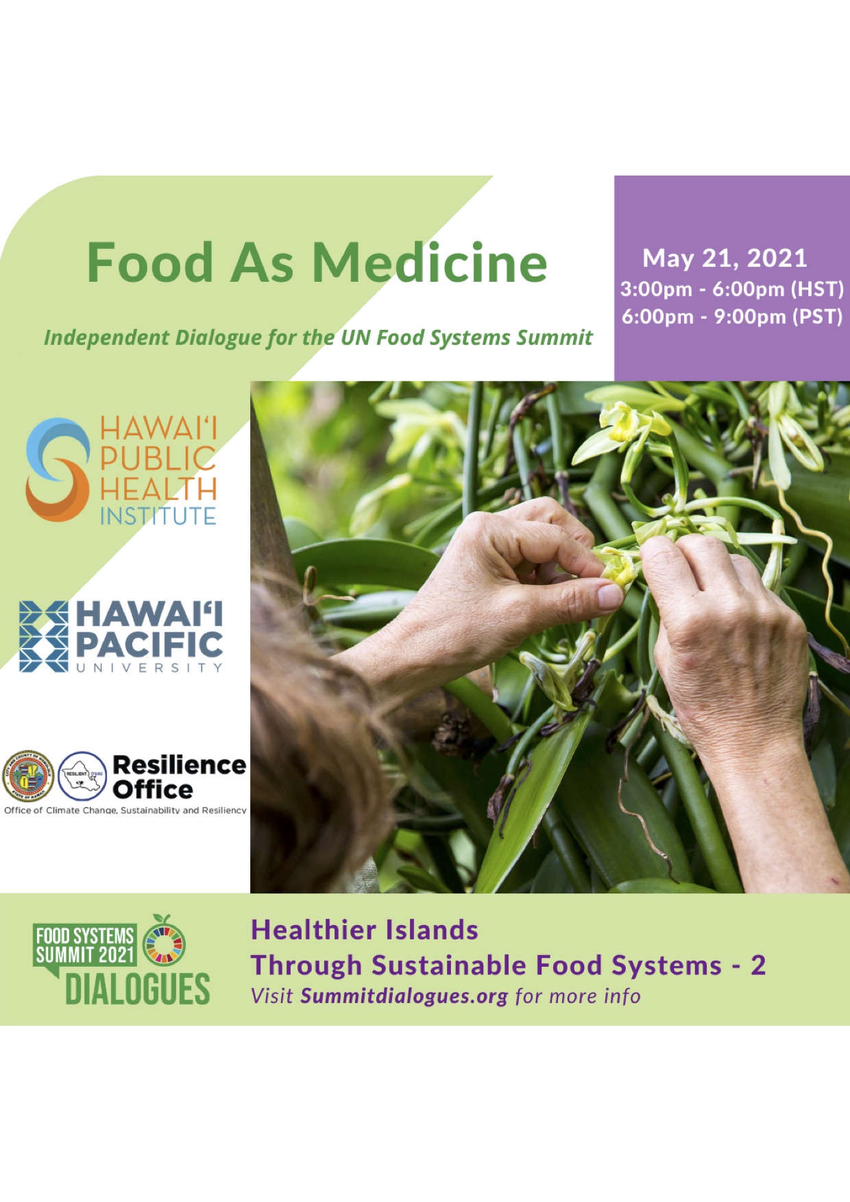 Healthier Islands Through Sustainable Food Systems 2: Food as Medicine ...