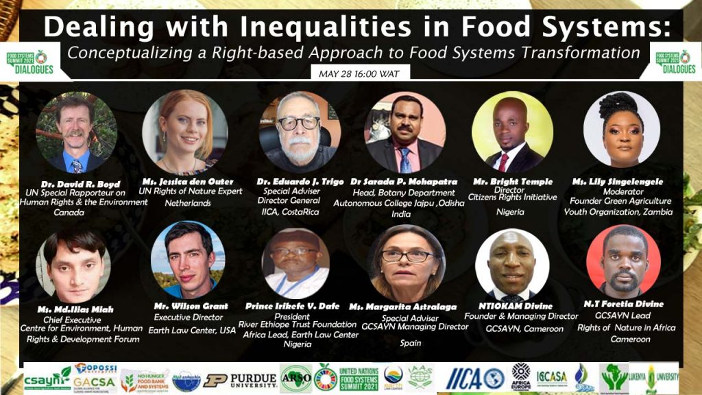 DEALING WITH INEQUALITIES IN FOOD SYSTEMS: Conceptualizing A Right ...