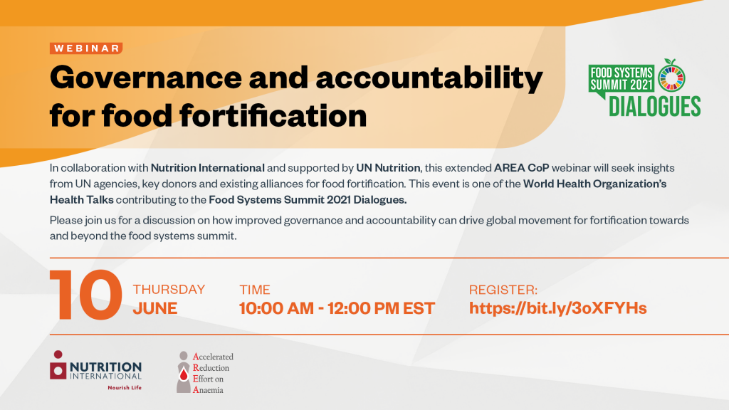Governance and Accountability for Food Fortification - Food Systems ...