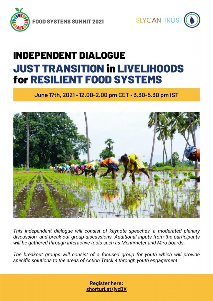 JUST TRANSITION in LIVELIHOODS for RESILIENT FOOD SYSTEMS - Food ...