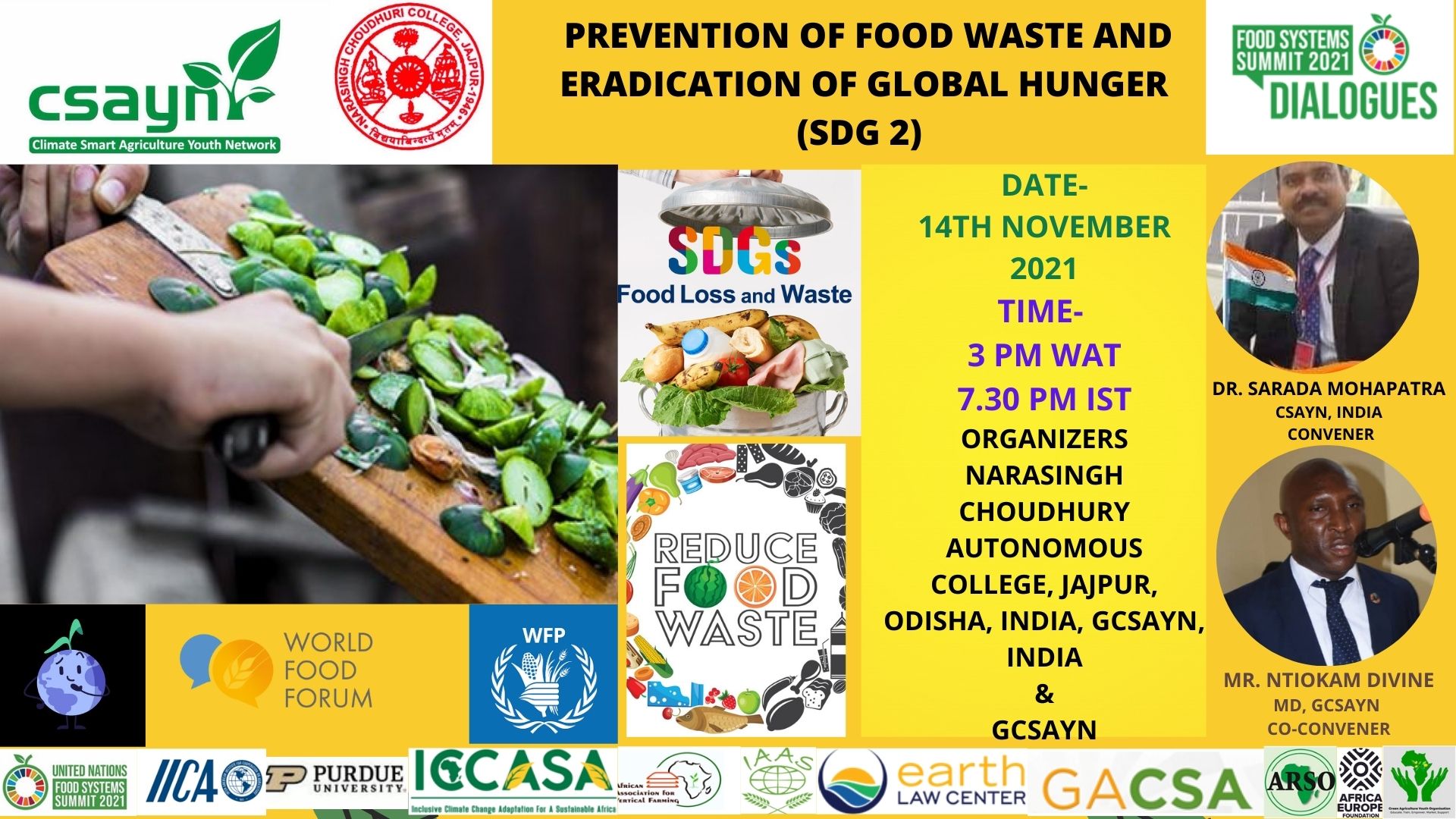 PREVENTION OF FOOD WASTE AND ERADICATION OF GLOBAL HUNGER (SDG 2 ...